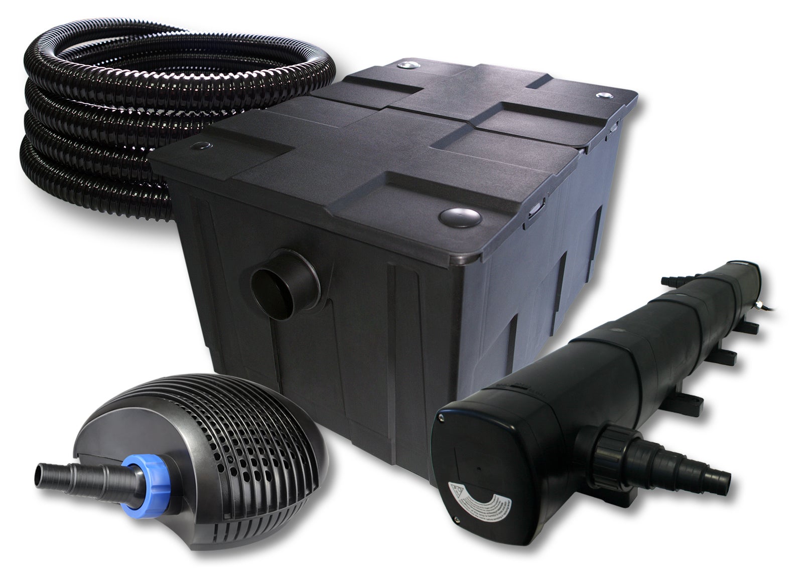 SunSun Juego de filtros para 60.000 l Estanque con 72W Clarificador y ...