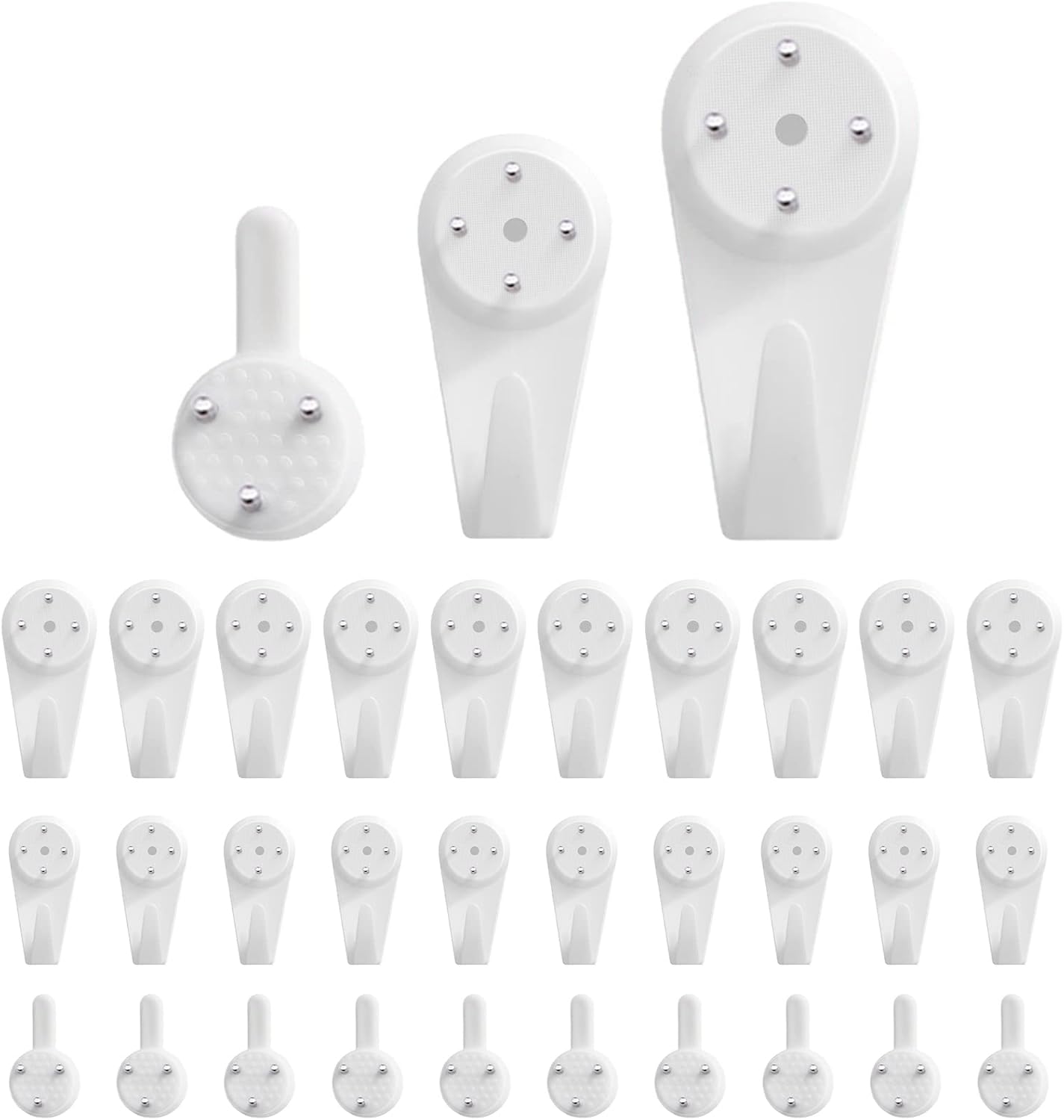Crochets muraux [30 pièces] Clous muraux pour accrocher des tableaux ...