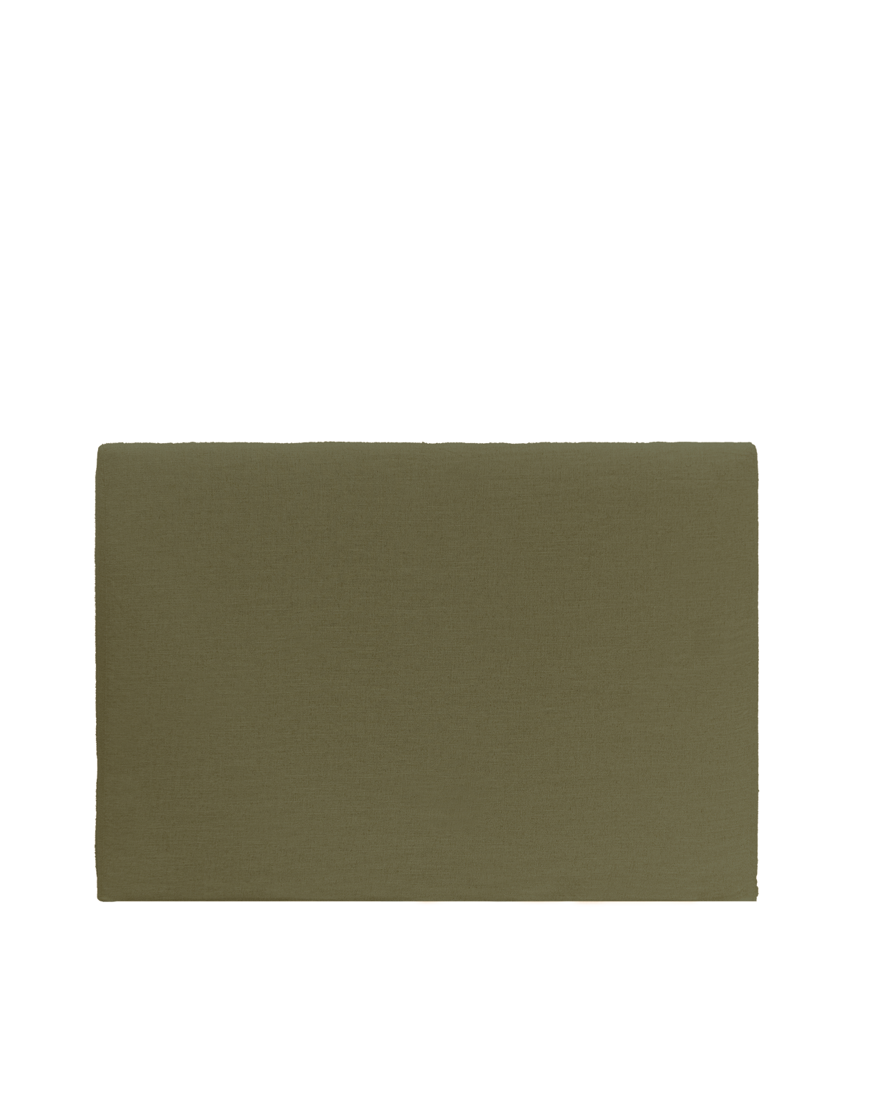 NORA - Tête de lit déhoussable en lin vert 180x110cm - DECOWOOD | Leroy ...