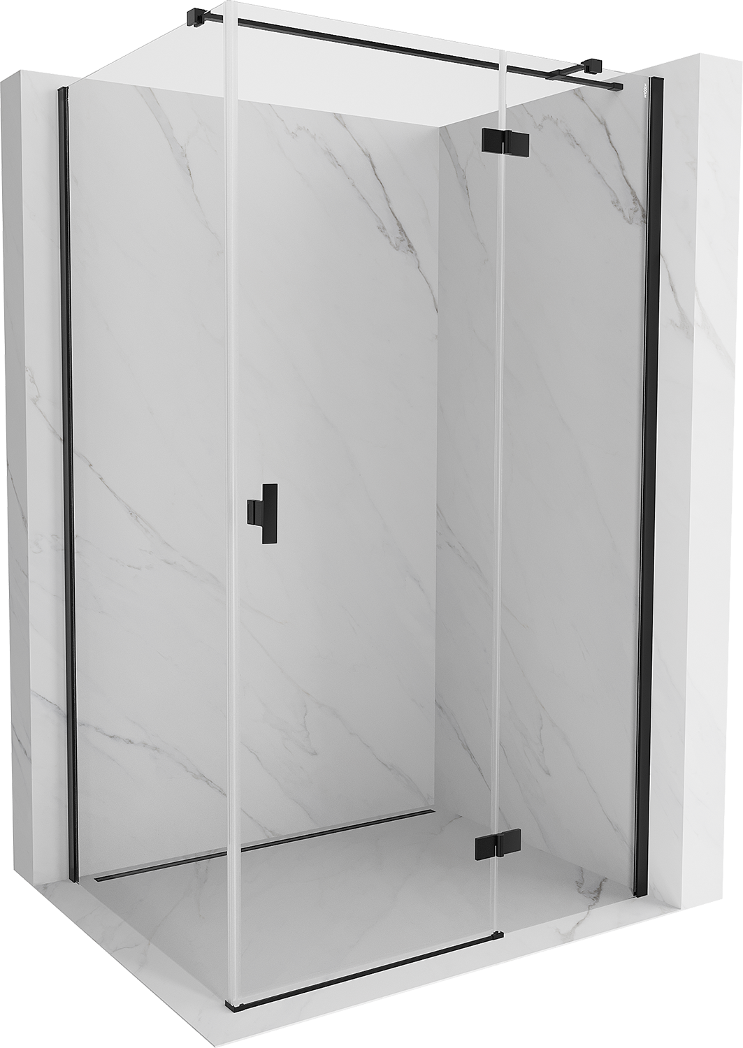 Mexen Mist-H T cabina doccia ad anta destra 115 x 95 cm, trasparente ...