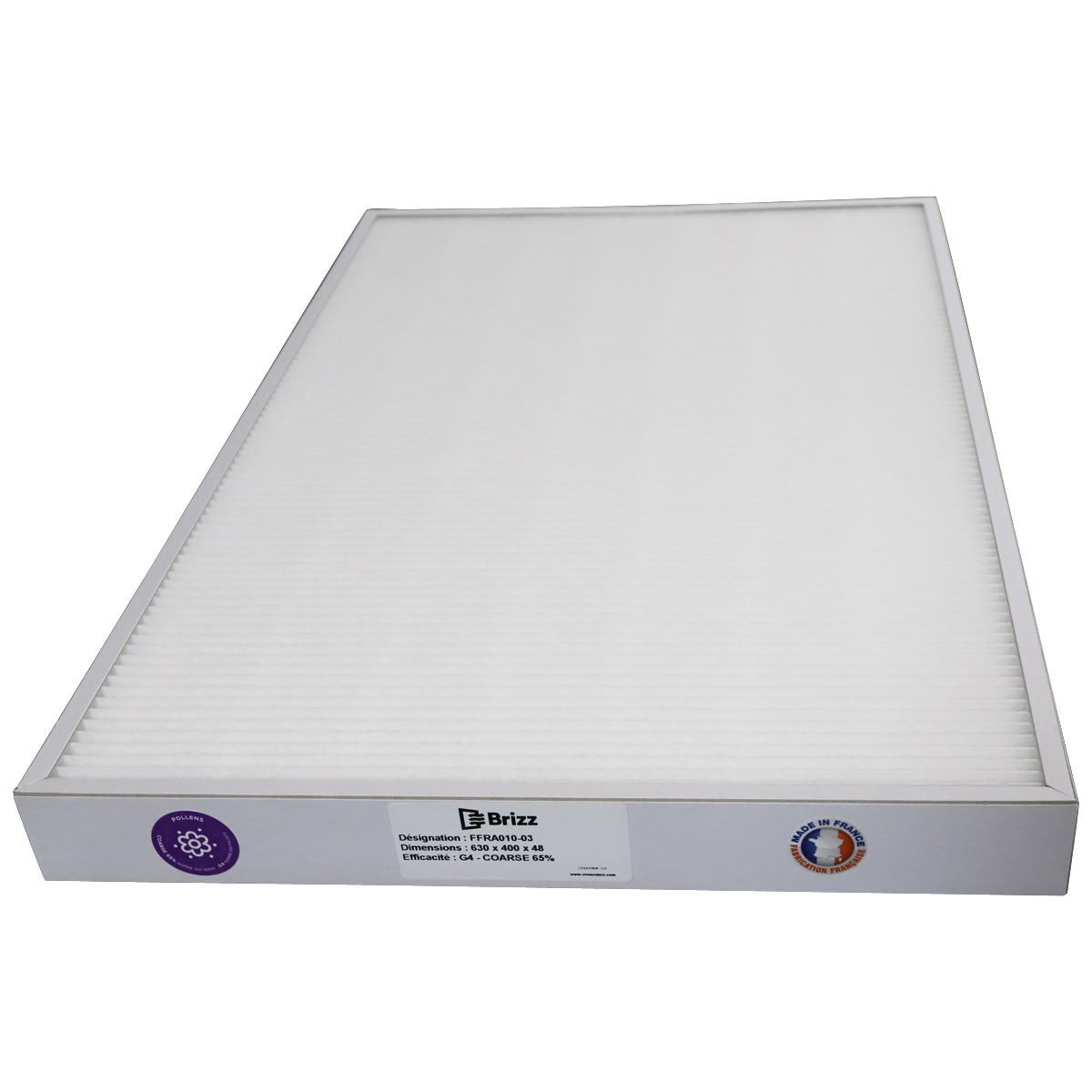 Filtre G4 compatible Ventilation FRANCE AIR Temperys - modle : 3000 ...