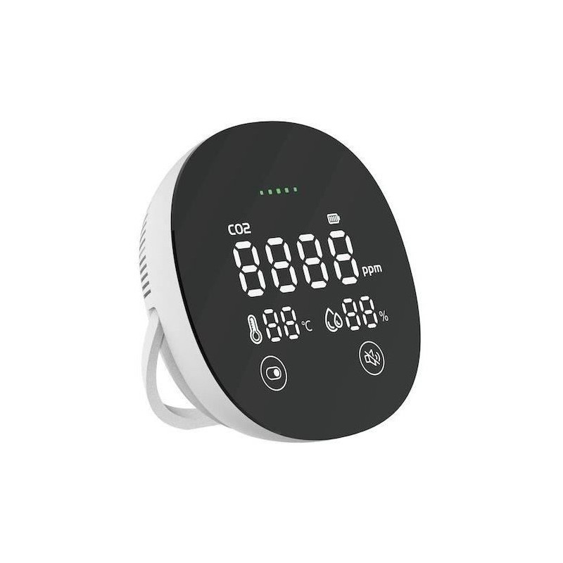 CHACON Détecteur de CO2 sans fil - 80 db - Blanc | Leroy Merlin