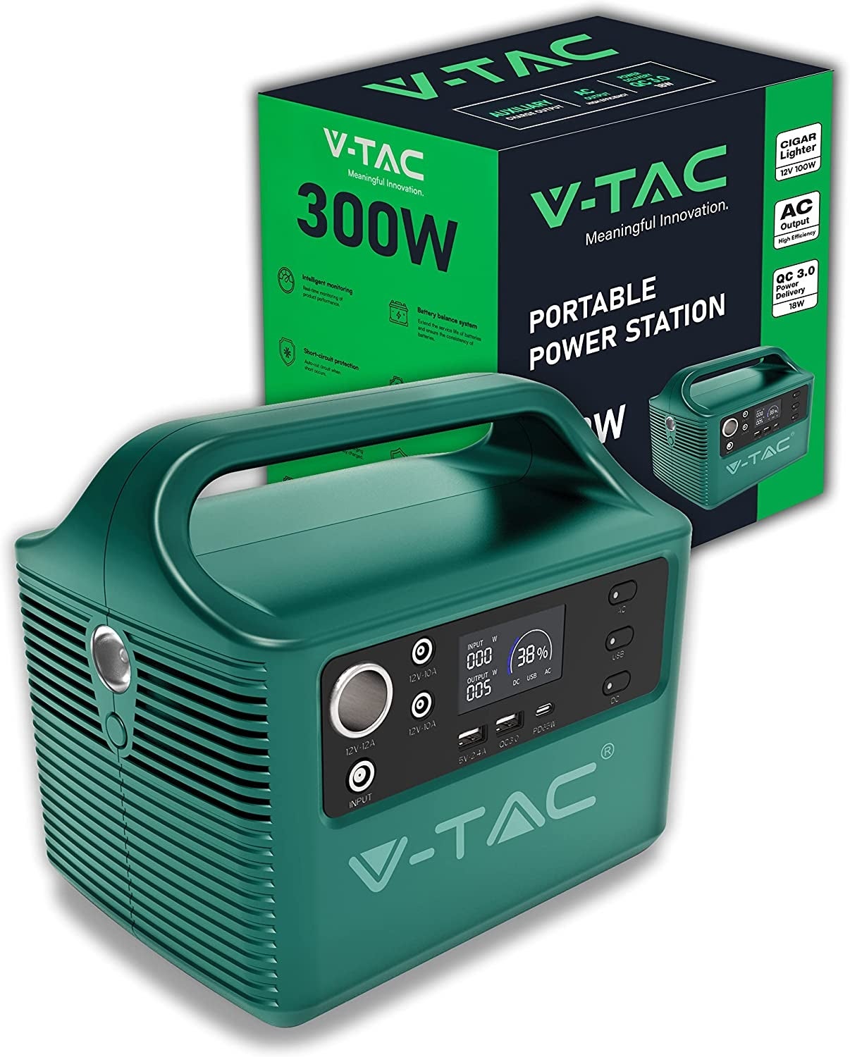 Acumulador portil Litio 274WH Salida 500W Ricaricile Con Pannello ...
