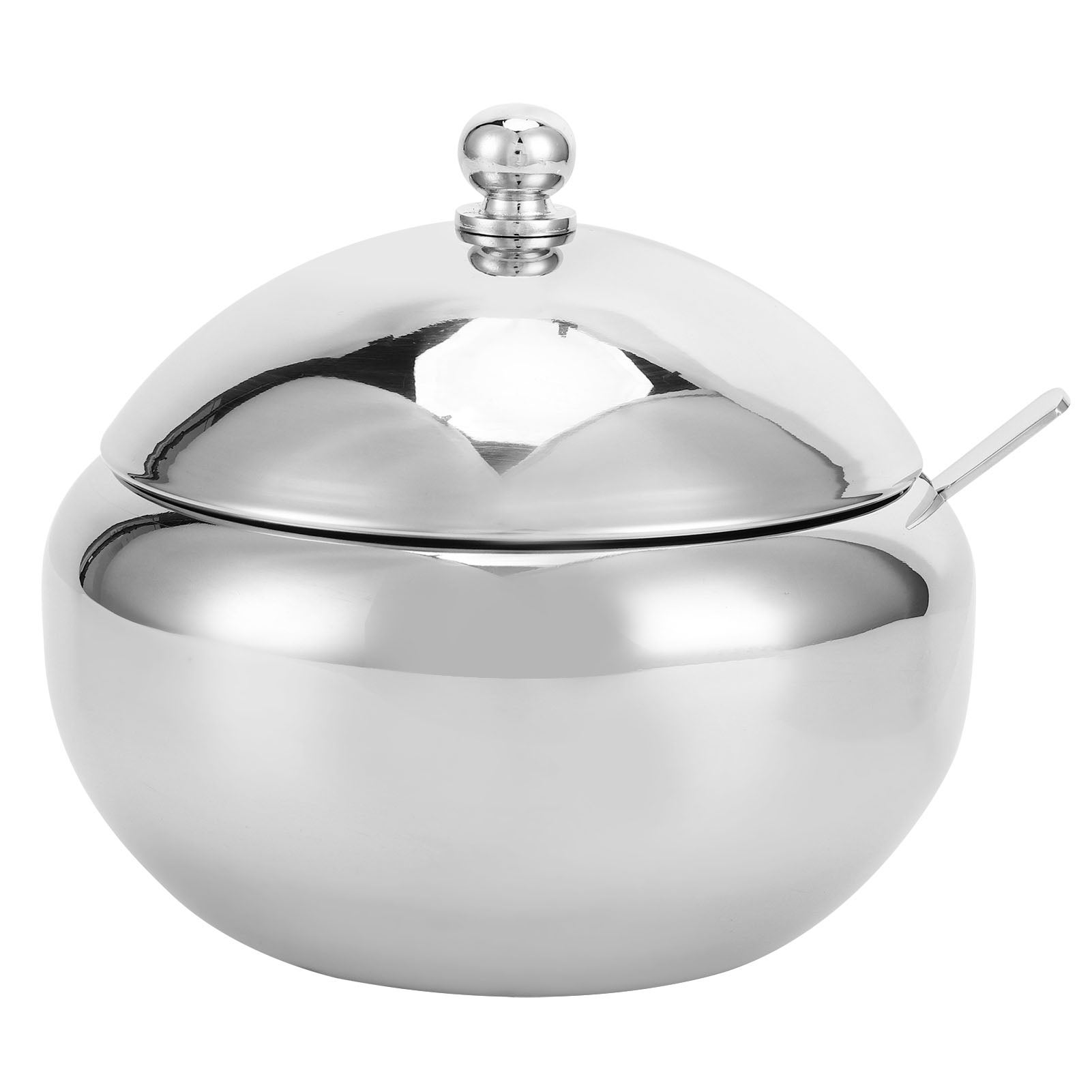 Boîte à épices en acier inoxydable 304, bol à sucre et sel, récipient ...