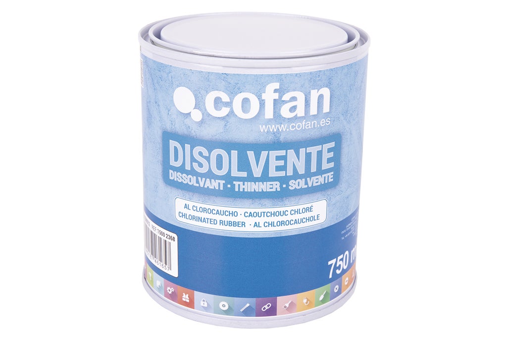 Solvant pour caoutchouc chloré ou résines acryliques thermoplastiques ...