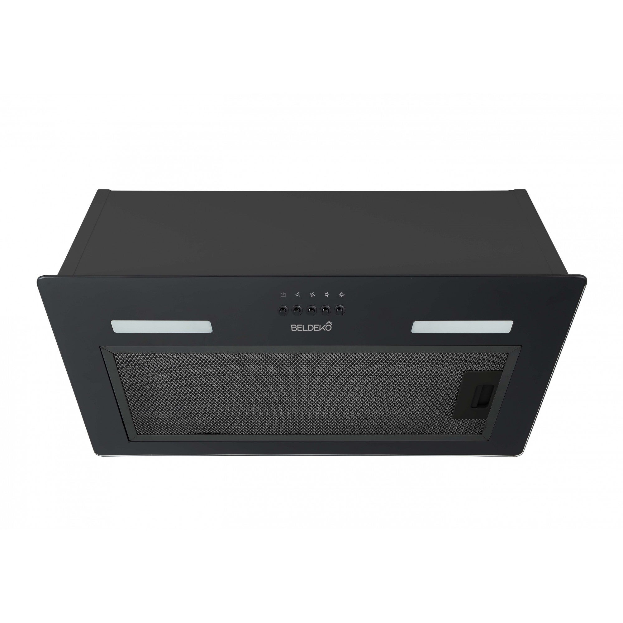 HOTTE ENCASTRABLE - GROUPE FILTRANT NOIR 52 CM - 335 m3/h - Evacuation ...