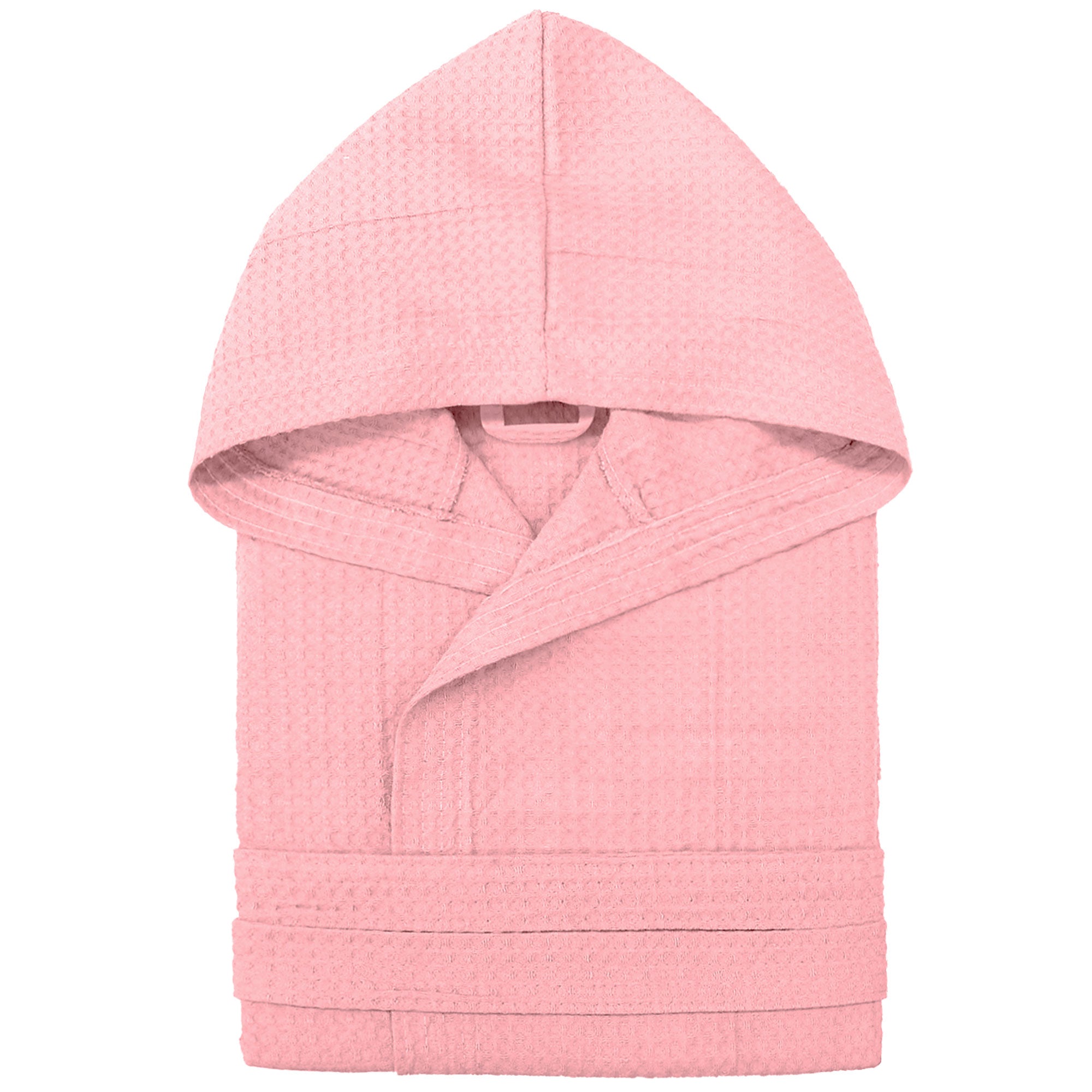 Accappatoio Nido d’Ape Unisex Uomo Donna leggero con Cappuccio e tasche ...