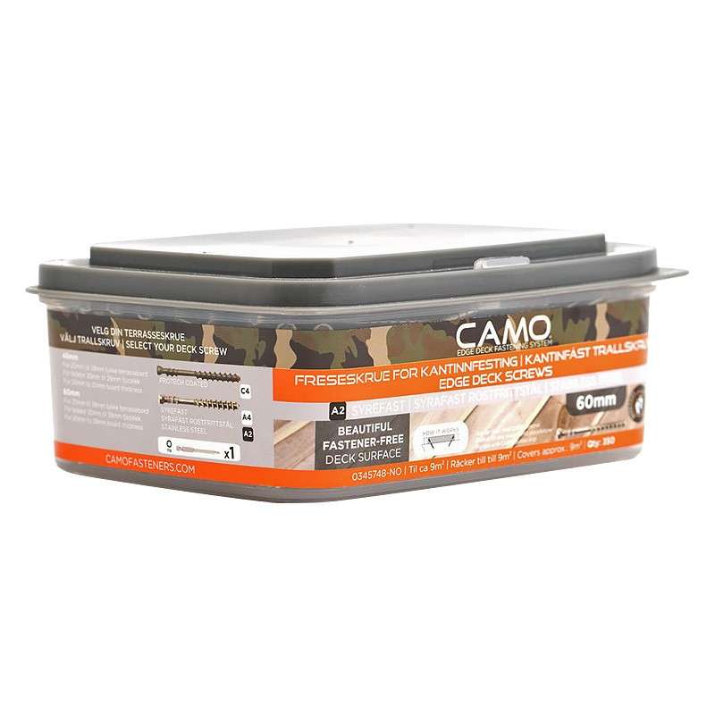 Boite de 350 vis pour fixation invisible TX CAMO INOX A2 | Leroy Merlin