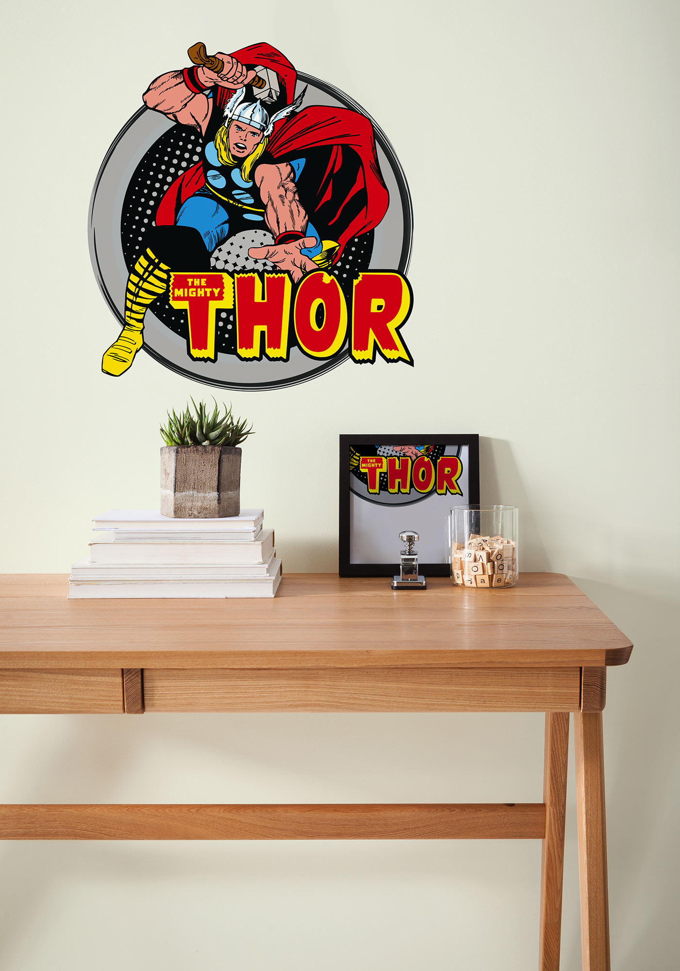 Stickers muraux de Komar - Marvel Thor Comic Classic - pièces | Leroy ...
