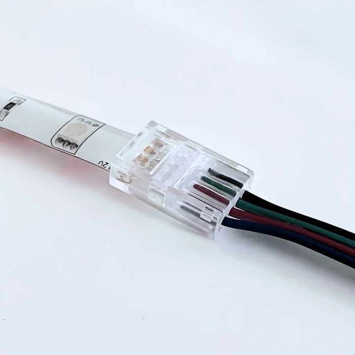 Conector simple para cinta LED RGB de 10 mm IP44 - SILUMEN | Leroy Merlin