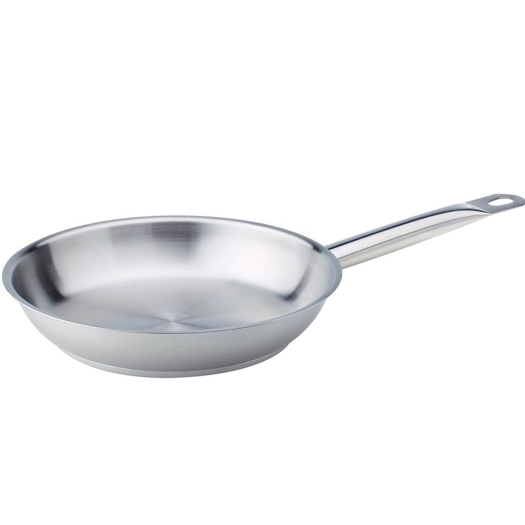 Pentole Agnelli COIX3111E40 Padella con Manico, Acciaio, Argento, 40 cm ...