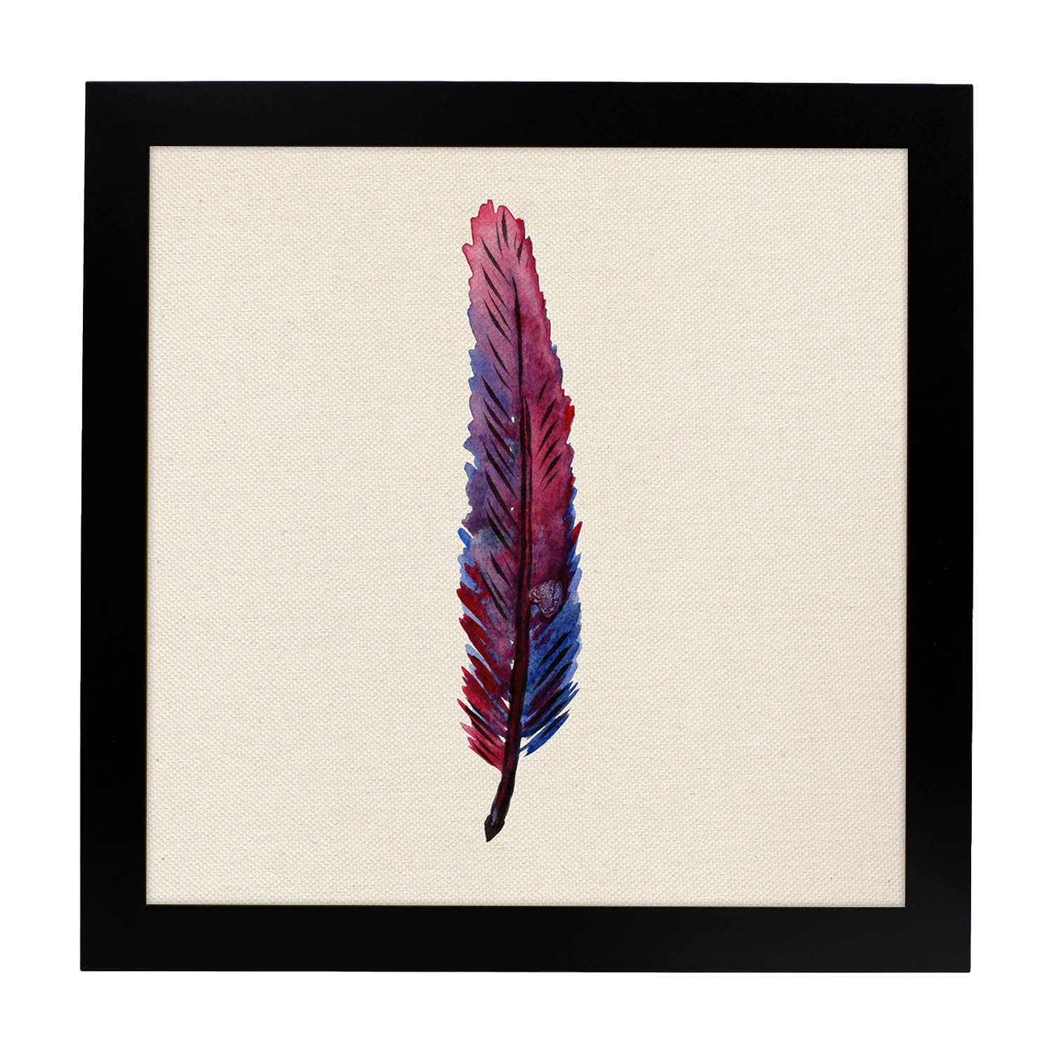 Affiche De Fleur Et De Nature. La Lame Carrée Du Plume De Fraise ...