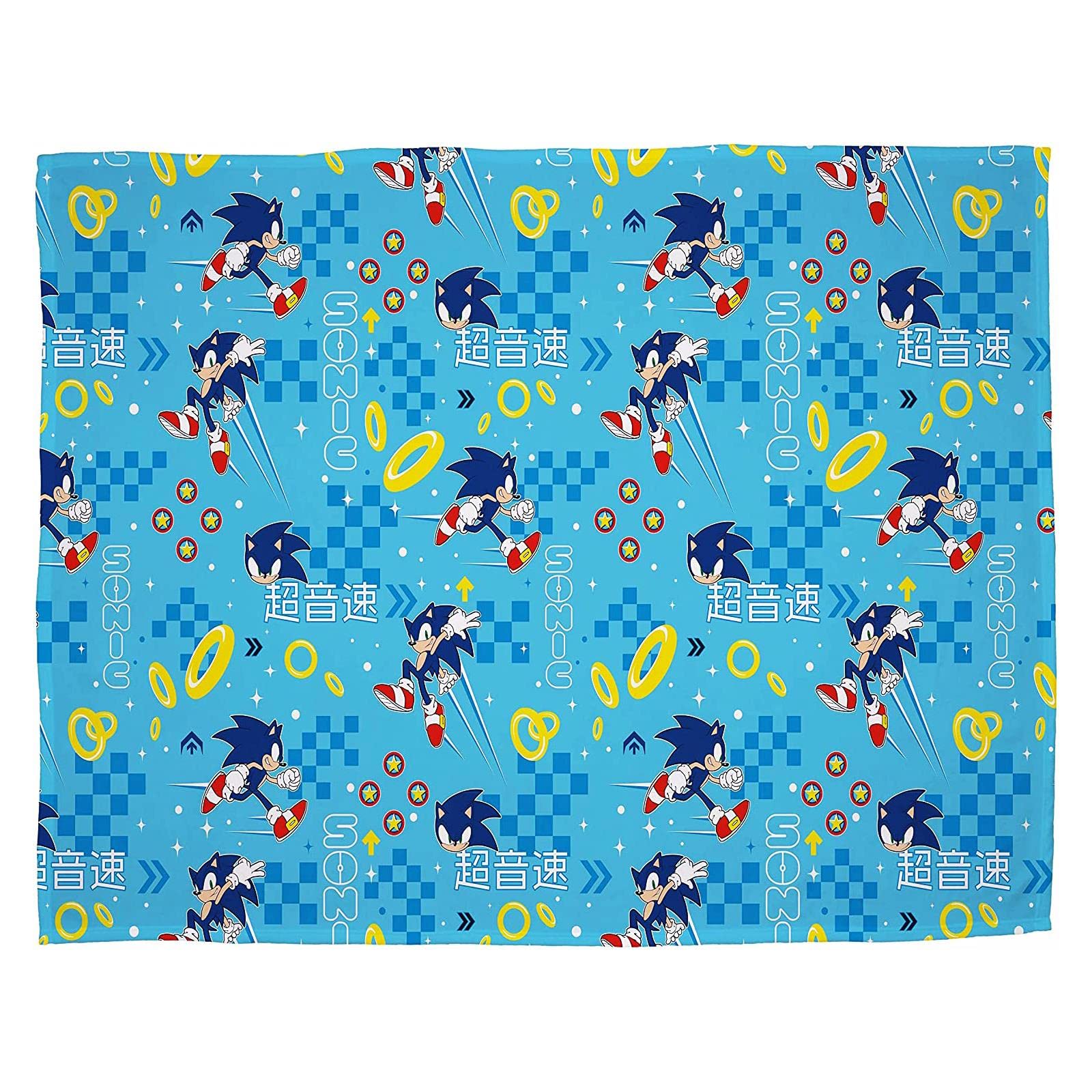 Character World Sonic The Hedgehog Coperta in Pile, Blu | Leroy Merlin