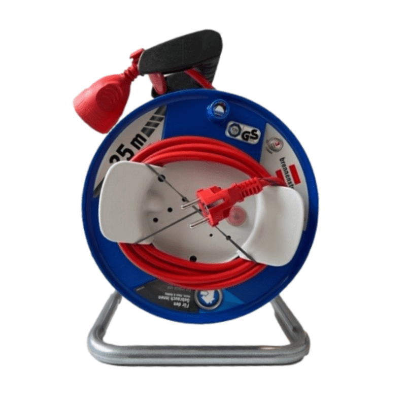 Enrollador de cable rojo Brennenstuhl 25 metros | Leroy Merlin